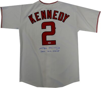 Adam Kennedy Hand Signed Autographed Anaheim Angels Jersey #2 PSA/DNA ...