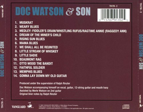 DOC & MERLE WATSON/DOC WATSON/DOC WATSON & SON/MERLE WATSON - DOC WATSON & SON N 15707917025| eBay