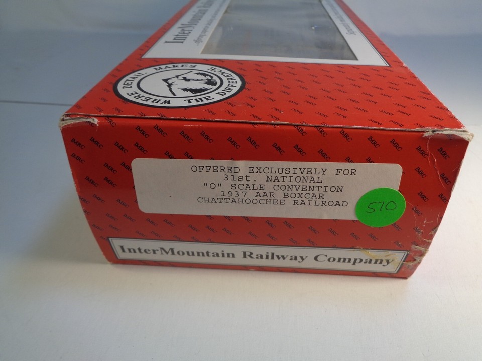 O Scale InterMountain 1937 AAR Chattahoochee RR Box Car CIRR #2600 [2 ...