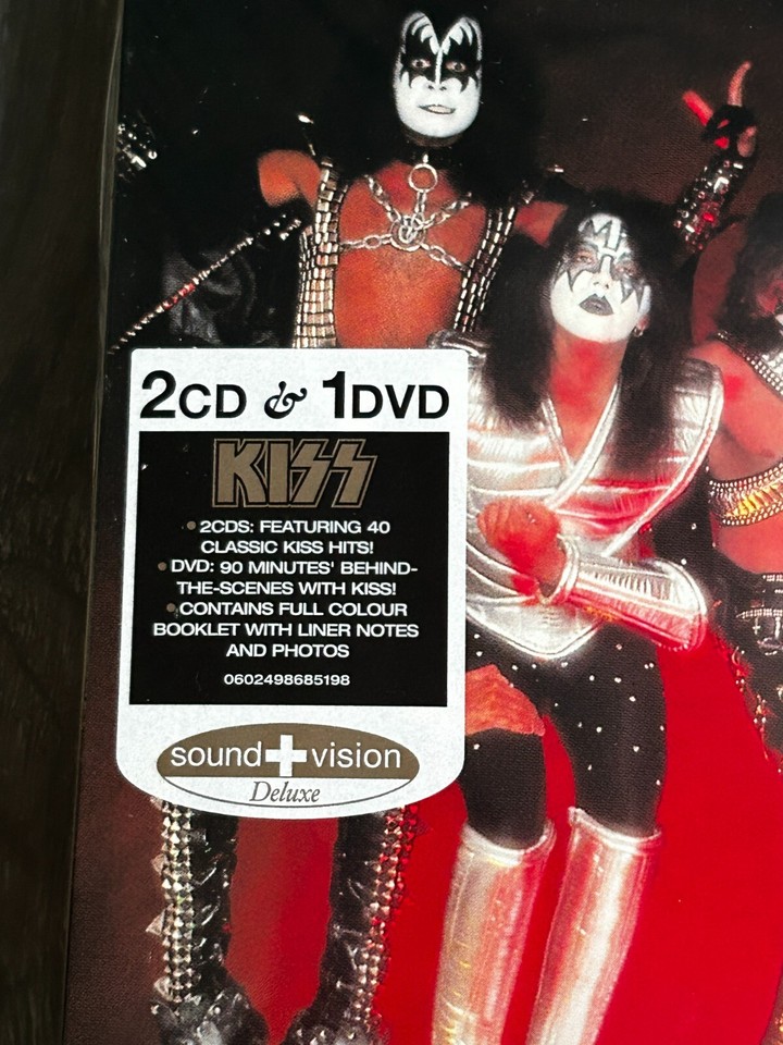 KISS CD DVD Gold Sound + Vision Box Set Exposed DVD Hype Aucoin UK ...