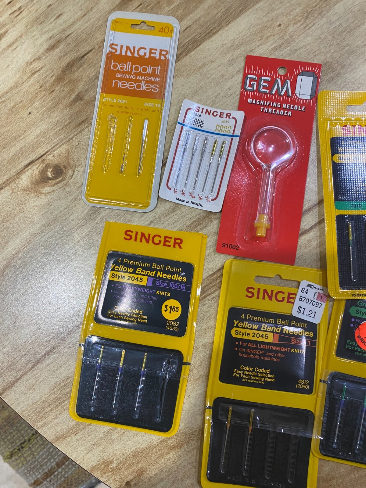 Lot of SINGER Style 2045 2021 Sewing Needles Sizes 11, 14, 16 assorted ...