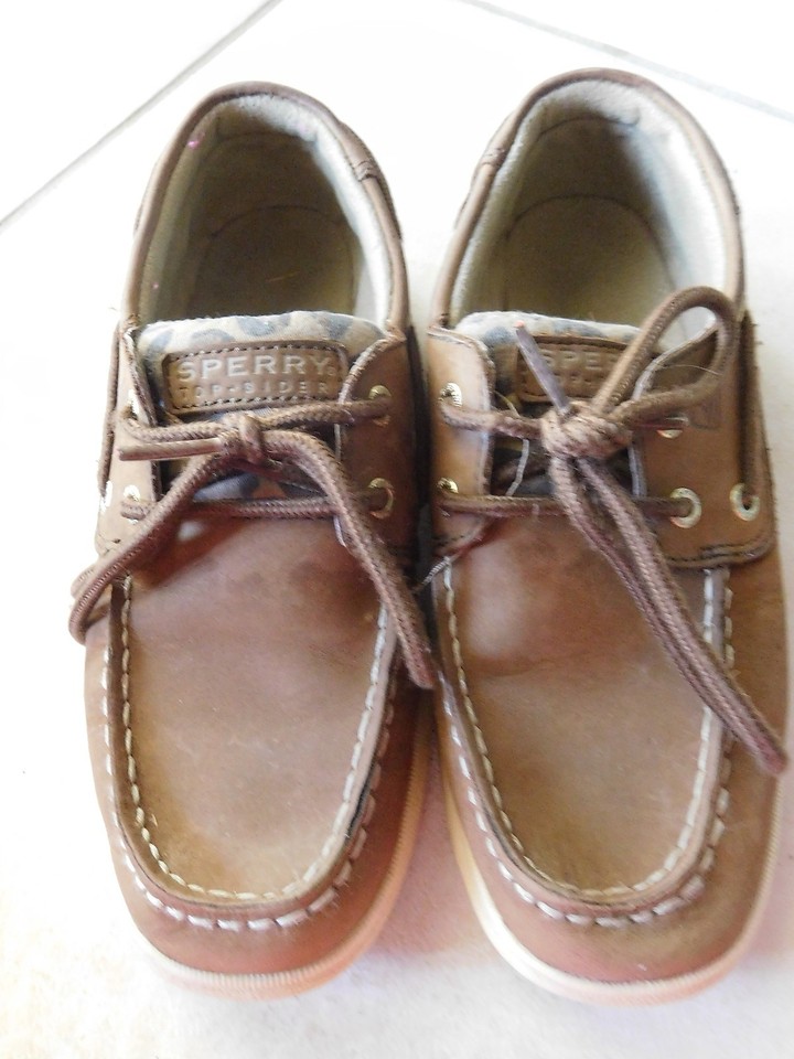 Shoes Girls SPERRY Top-Sider Brown Lace Up Size 2M (T) | eBay