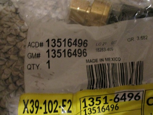 2013-2018 Buick Cadillac Chevrolet GMC ACDelco Fuel Pressure Sensor ...