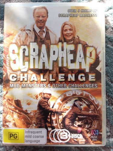 SCRAPHEAP CHALLENGE MUD MONSTERS & OTHER ABC DVD SERIES 5 REGION 4 AS ...