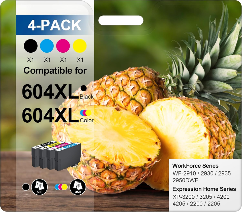 604XL Ink Cartridges Replacement for Epson 604 XL Ink Cartridge for ...