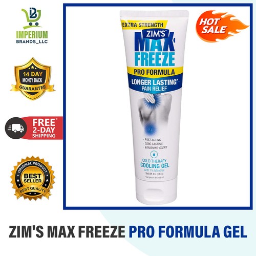 Zim'S Max-Freeze™ PRO Extra Strength Pain-Relieving Cooling Gel, 4 Oz ...