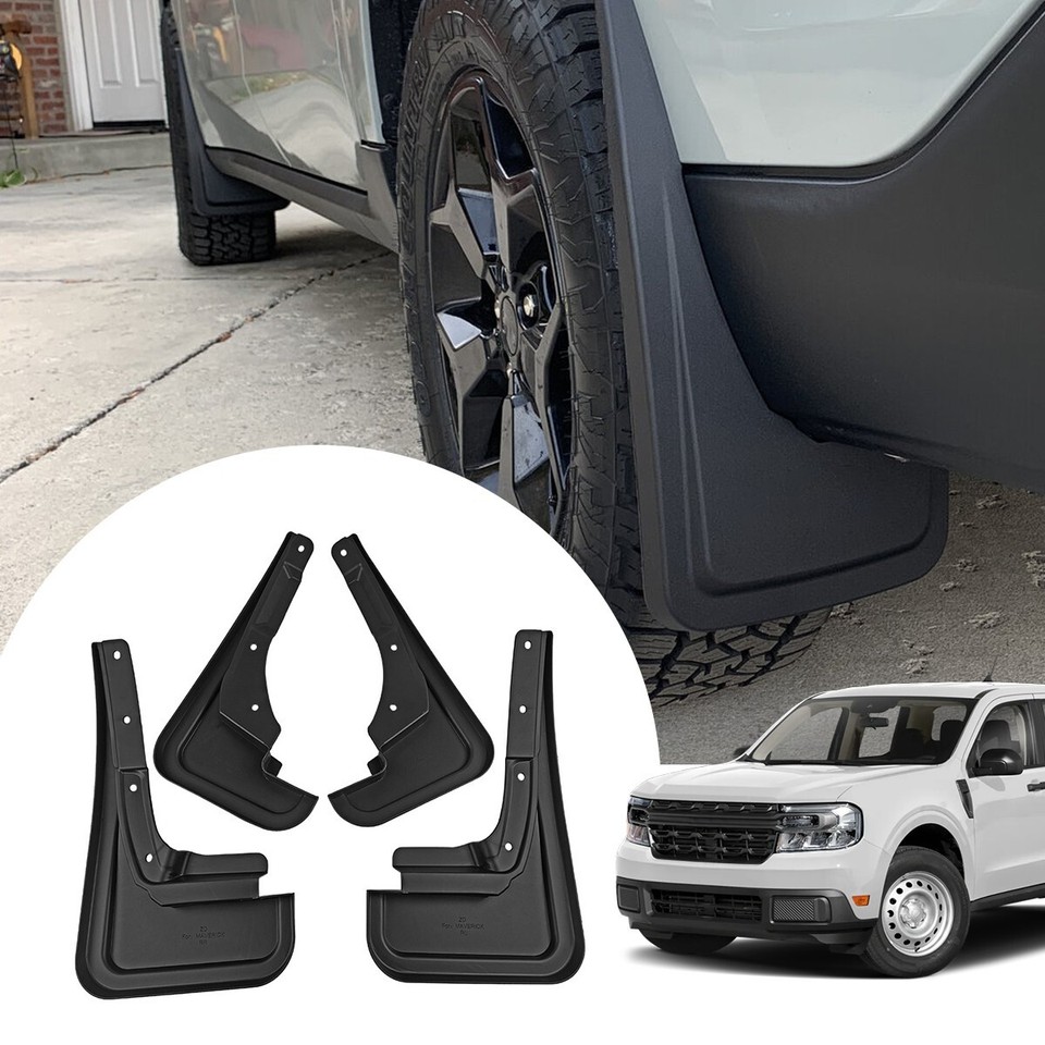 2022 2023 Car Mud Flaps Splash Guards Fender Mudguard For Ford Maverick ...