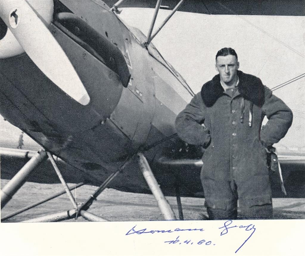 Hermann Graf- (1st in Aviation History Claim 200 Victories)- Signed ...