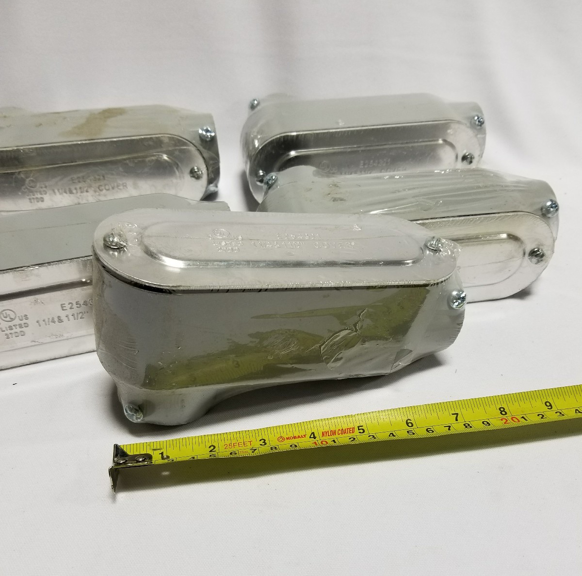 1pcs E254321 Conduit Box 1 1/2" w/ cover. Vol:30.5CU.in LB, Sbwh-nnnn ...