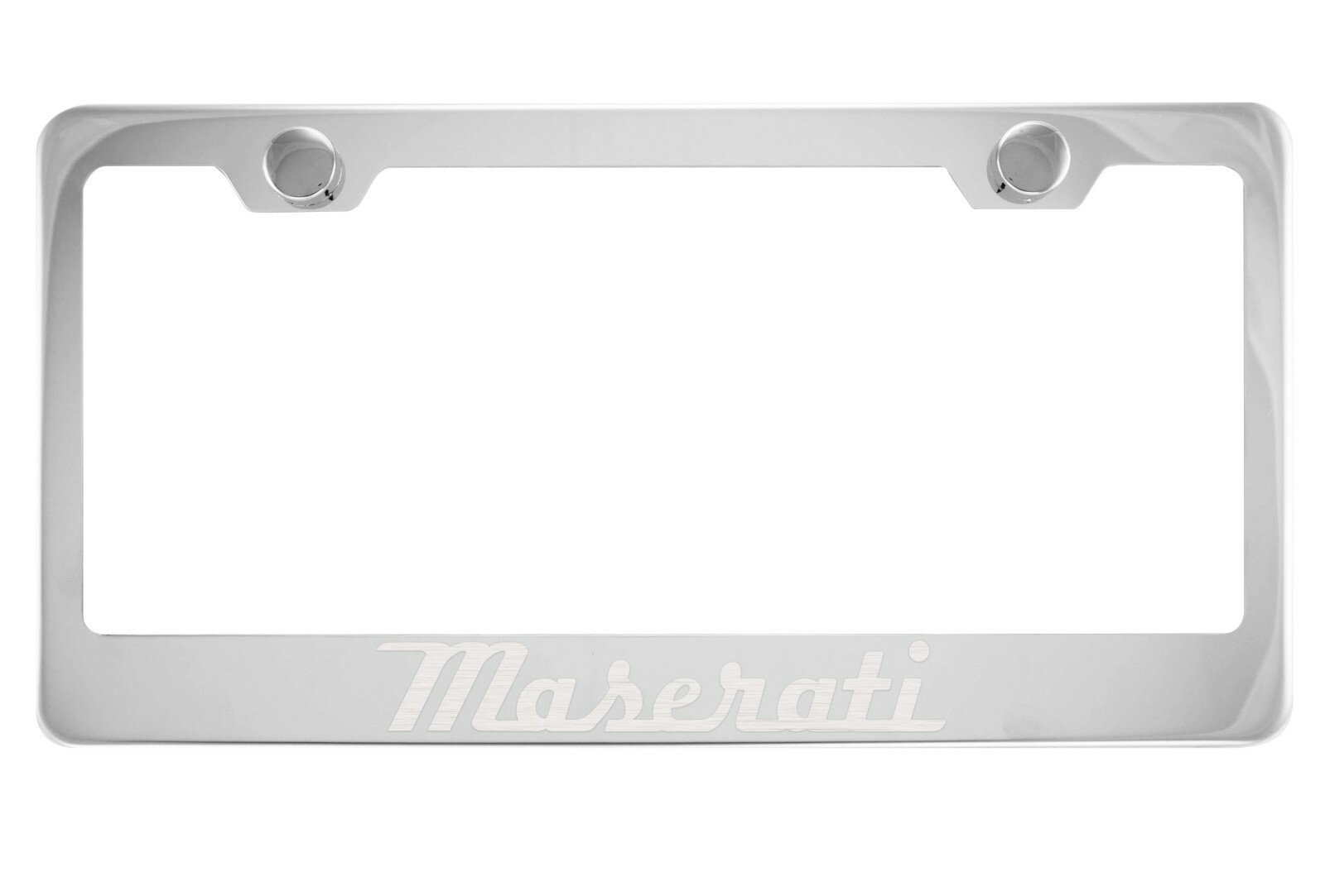 Chrome License Plate Frame for Maserati | eBay