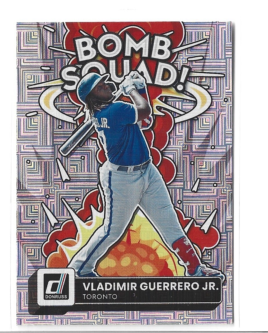 Vladimir Guerrero Jr. 2022 Panini Donruss Bomb Squad Vector MT Parallel ...