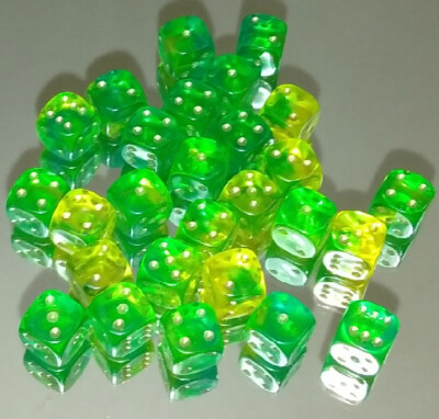 Crystal Caste 12mm D6 FireFly Aqua Brick (27 Dice) RPG 40k Warhammer | eBay