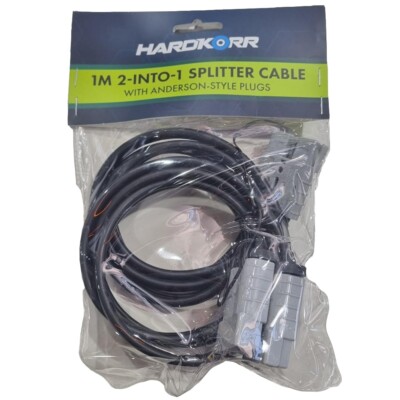Hard Korr 1-into-2 Anderson Plug Splitter Cable | eBay
