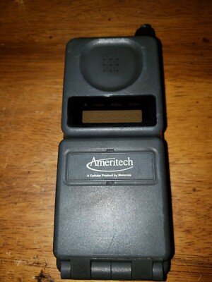 Vintage Motorola AmeriTech Flip Cell Phone +3 Batteries | eBay