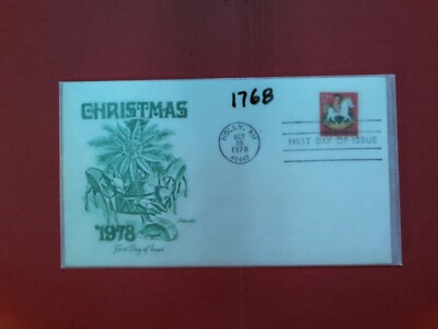 U. S.Stamp FDC-1769 -Christmas 1978 - Art Master cachet - comb ...
