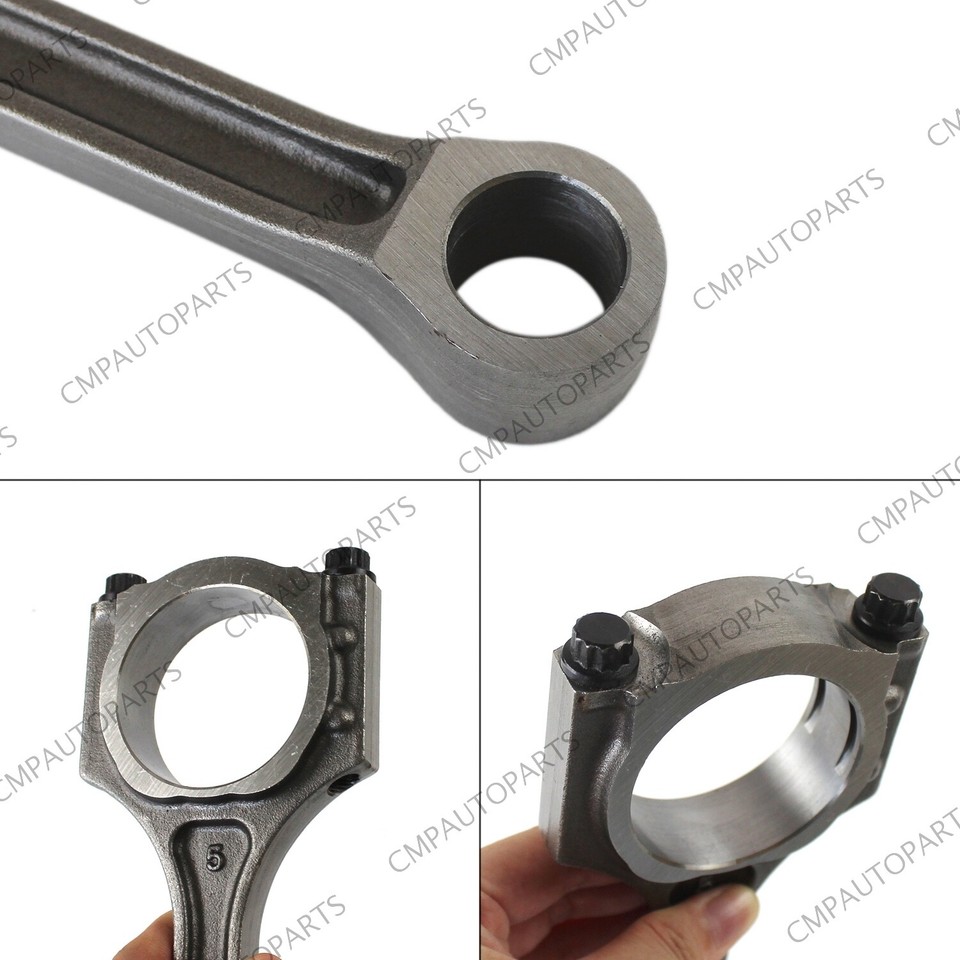 G4KE 2.4L Engine Pistons Rings Kit & Connect Rod For Hyundai Sonata Kia ...