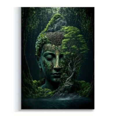 Buddha Buddhism Ohm Zen Framed Religion Canvas Wall Art Picture | eBay