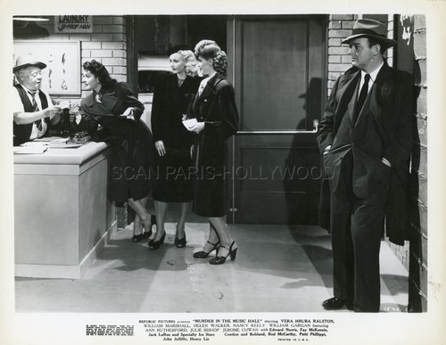 Vera Ralston William Marshall Murder IN The Music Hall 1946 5 Photos ...