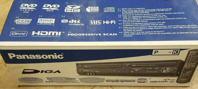 Panasonic DMR-EZ48V DVD Recorder for sale online | eBay