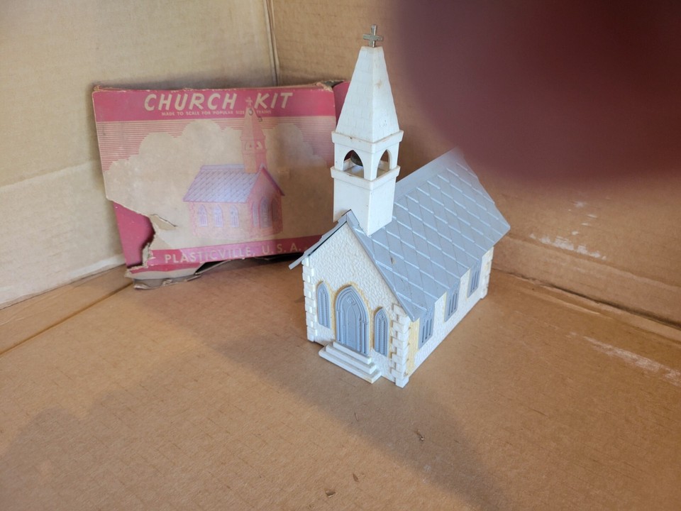 Plasticville O scale CHURCH | eBay