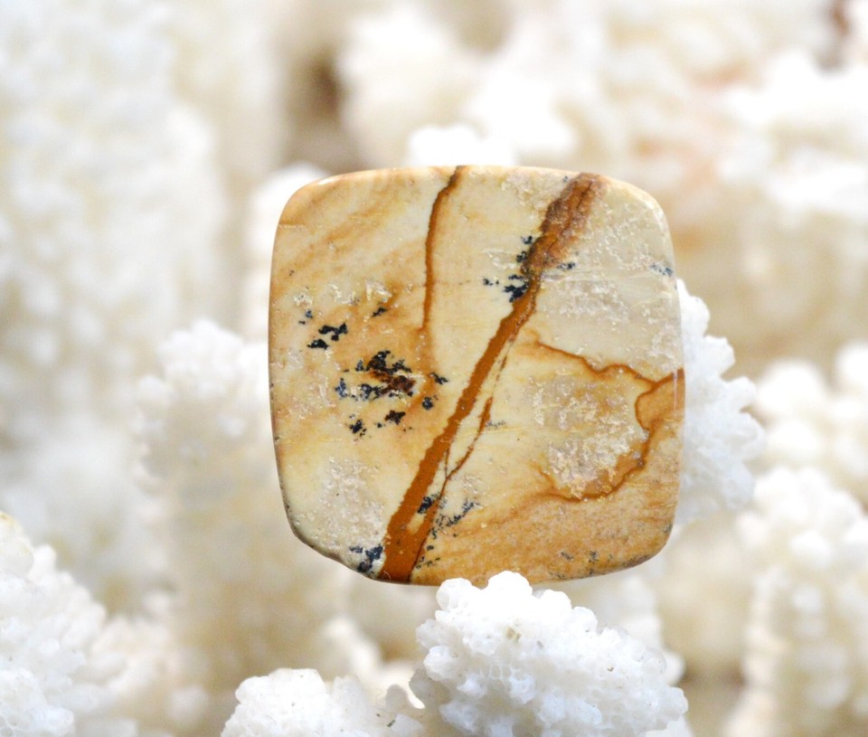 Landscape Jasper 25 Carats - Natural Stone Cabochon - Namibia / EQ20 ...