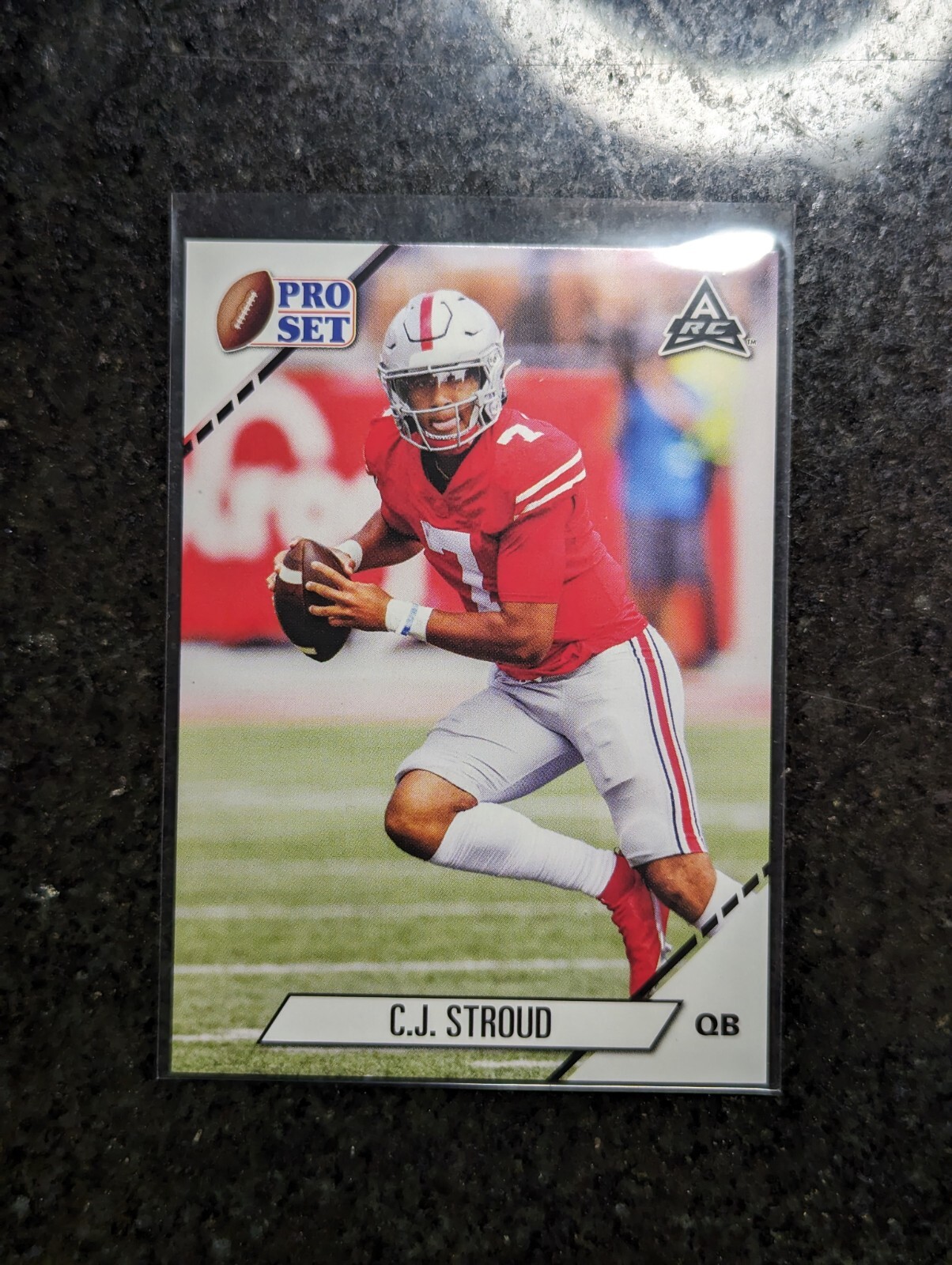 CJ Stroud 2021 Leaf Pro Set Rookie Card Ohio State Buckeyes RC #2 | eBay