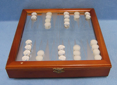 Backgammon Mirror Board Game with Pieces | eBay