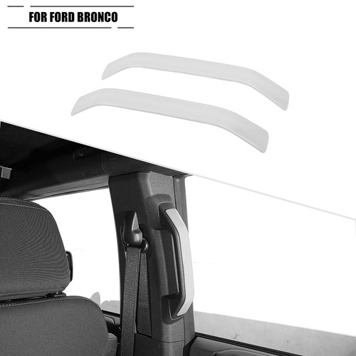 Car Side B Pillar Handle Protective Trim Bezels For Ford Bronco 4Dr ...
