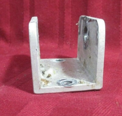 2 CAST BRACKET SAILBOAT SAIL BOAT ALUMINUM BRACE HATCH POWER FISH SHELF ...