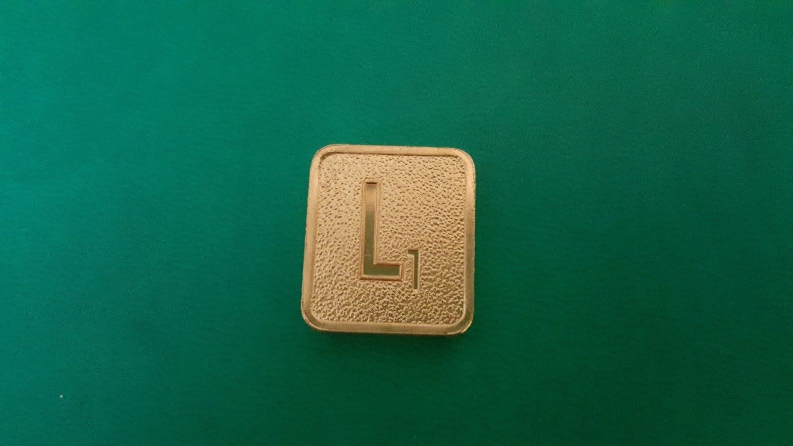 FRANKLIN MINT GOLD PLATED SCRABBLE TILE LETTERS | eBay