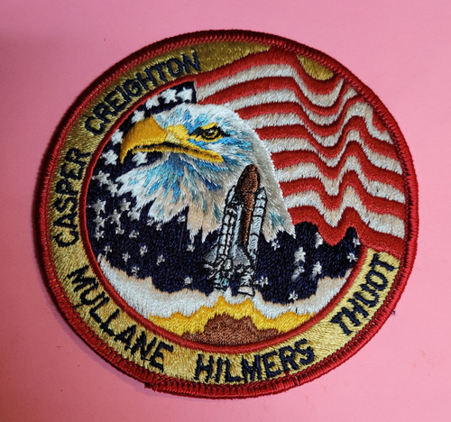 NASA Atlantis STS-36 Casper Creighton Mullane Hilmers Thuot Patch ...