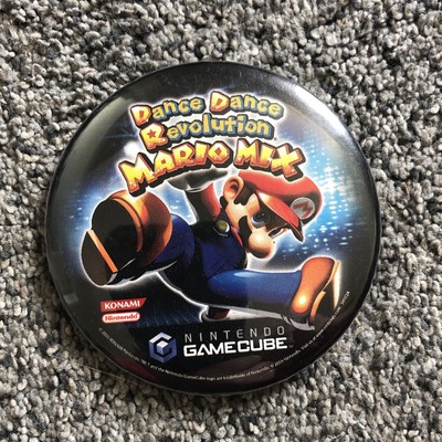 Nintendo GameCube 2005 Dance Dance Revolution Mario Mix Pin Promo Rare ...