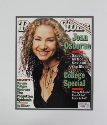 Joan Osborne Authentic Signed & Matted Rolling Stone Magazine Cover PSA ...