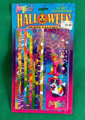 Vintage New Lisa Frank halloween scary bookmark holiday 12 lot 1990’s ...