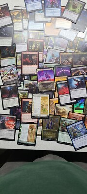 MTG Bulk Lot 100 Magic The Gathering Cards Rares Foils Uncommons ...