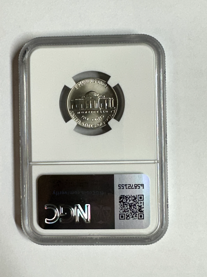 1997 P NGC SP70 Matte Proof Finish Jefferson Nickel Coin & Currency Set ...