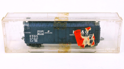 Atlas N Scale KO&G Insulated Boxcar #30011 - NOB | eBay