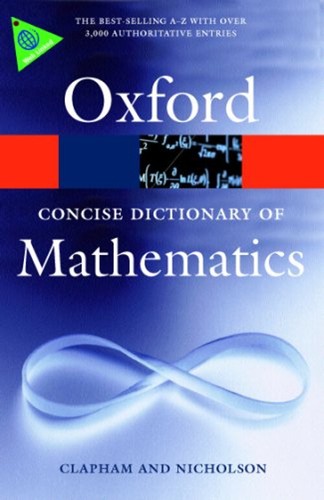 The Concise Oxford Dictionary of Mathematics Paperback 9780199235940 | eBay