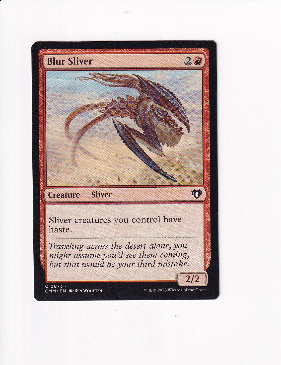 2023 MTG MAGIC COMMANDER MASTERS COMMANDER SLIVER SWARM BLUR SLIVER | eBay