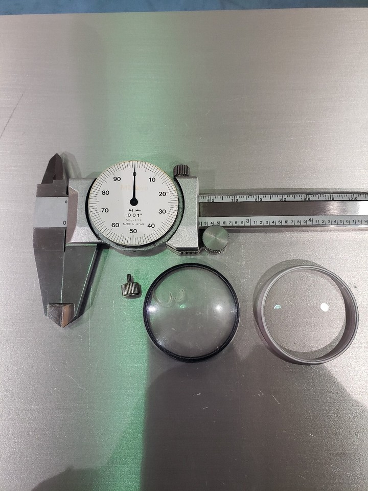 Crystal Cover Bezel lens Mitutoyo Dial Caliper 505-611 NEW USA MADE. | eBay
