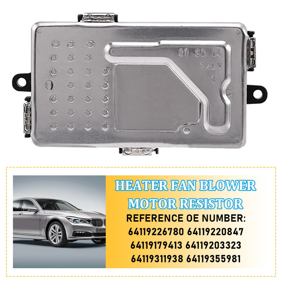 Heater Blower Motor Resistor for BMW 5 7 Series F07 F10 F11 F01 F02 ...