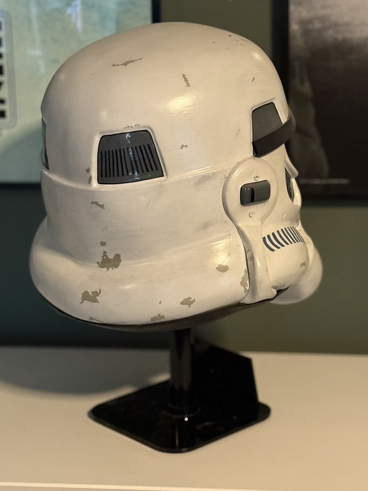 RS Prop Masters Stormtrooper Stunt Helmet “SA” Edition HDPE Anniversary ...