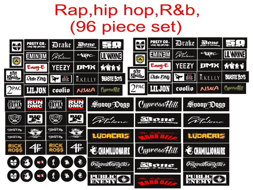 RC Crawler 1/10 Scale Bumper stickers decals - 4 Styles - for Axial ...