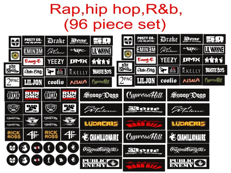 RC Crawler 1/10 Scale Bumper stickers decals - 4 Styles - for Axial ...