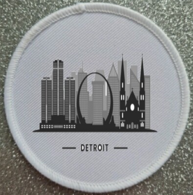 3 Inch Detroit Michigan USA United States Of America Iron / Sew on ...