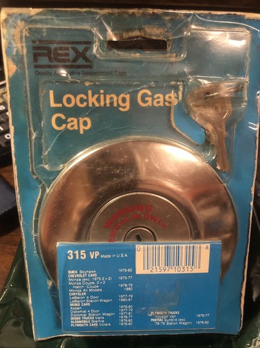 REX LOCKING GAS CAP W/2 Keys, #315VP, FOR 75 -‘81 Models. NEW, VINTAGE ...