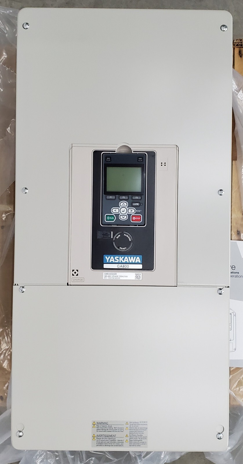 GA80U4250ABM Yaskawa AC Drives GA800 Series 150HP 200HP 480V 216A CT OP | eBay