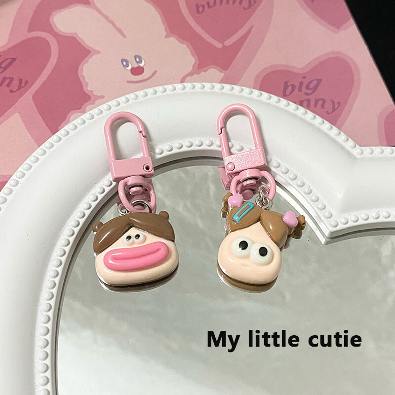 Cute Potatoes Keychain Cartoon Big Mouth Monster Keychain Bag Pendant ...