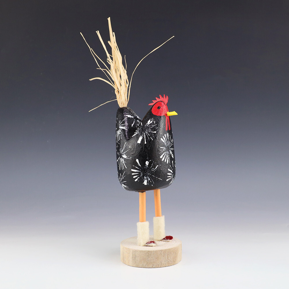 NATIVE AMERICAN NAVAJO FOLK ART CHICKEN IN | Grelly USA