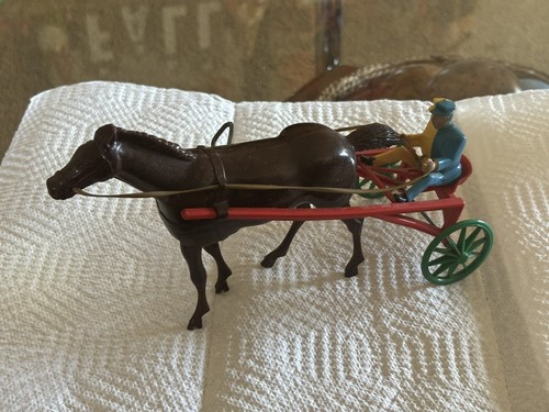 Wolverine Windup Sulky Harness Racing Horse and Buggy with Jockey ...
